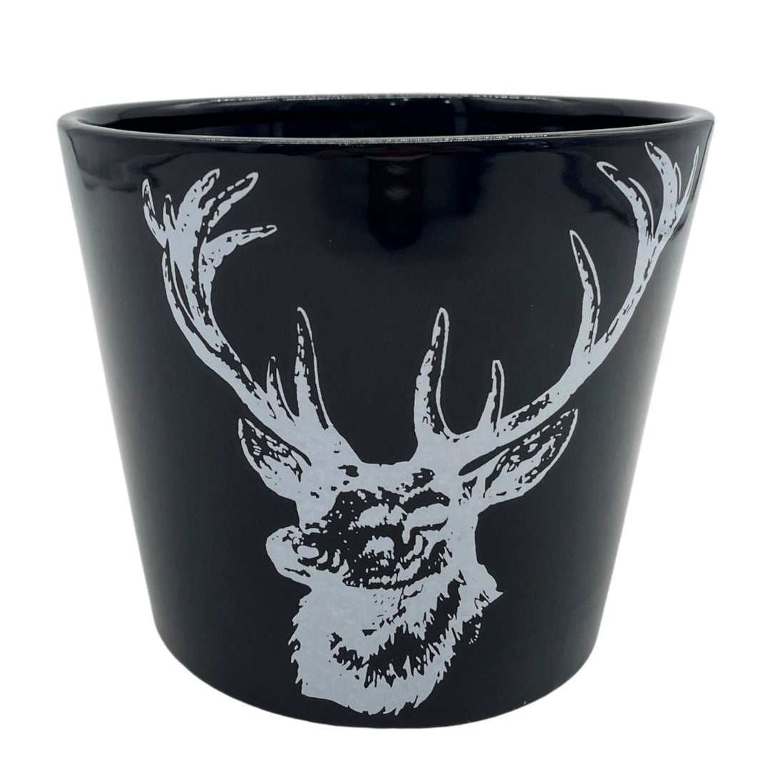 Black Stag Pot 14cm – House of Plants